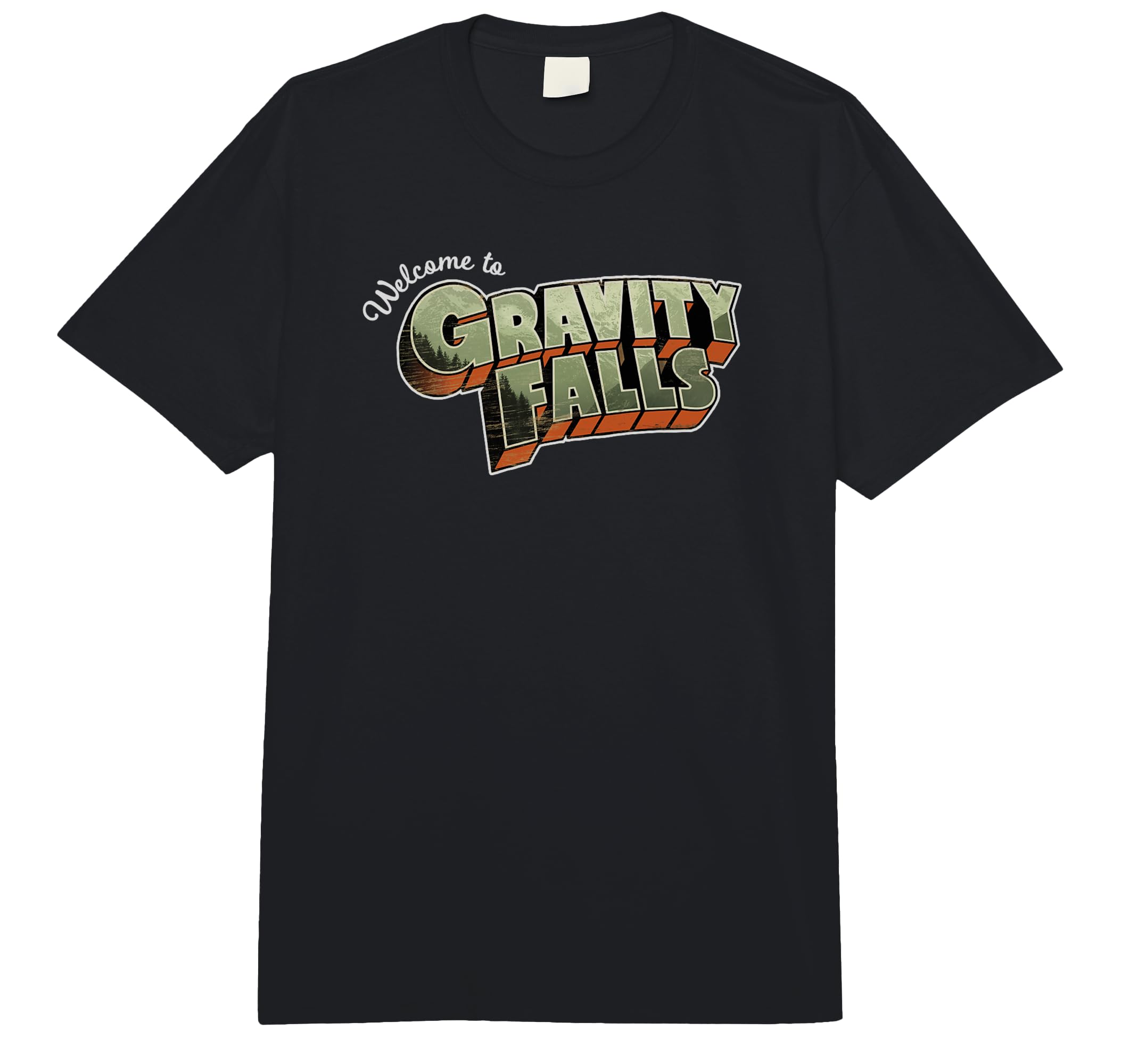 Disney Gravity Falls Welcome To Gravity Falls Logo Comfort Colors Adult Heavyweight T-shirt ...