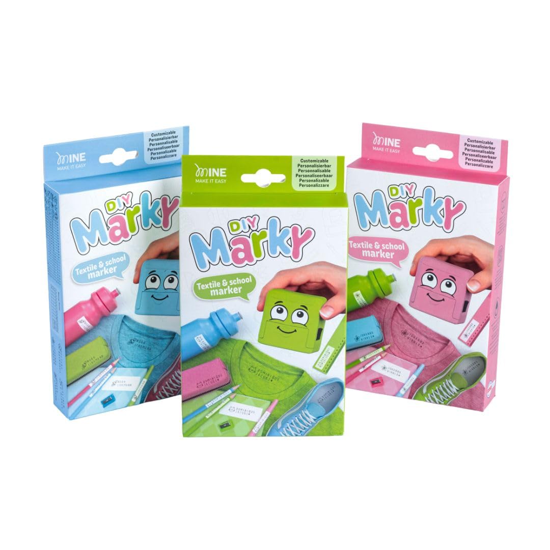 COLOP – COLOP Marky Blue Customizable Child-Friendly DIY Textile Stamp ...