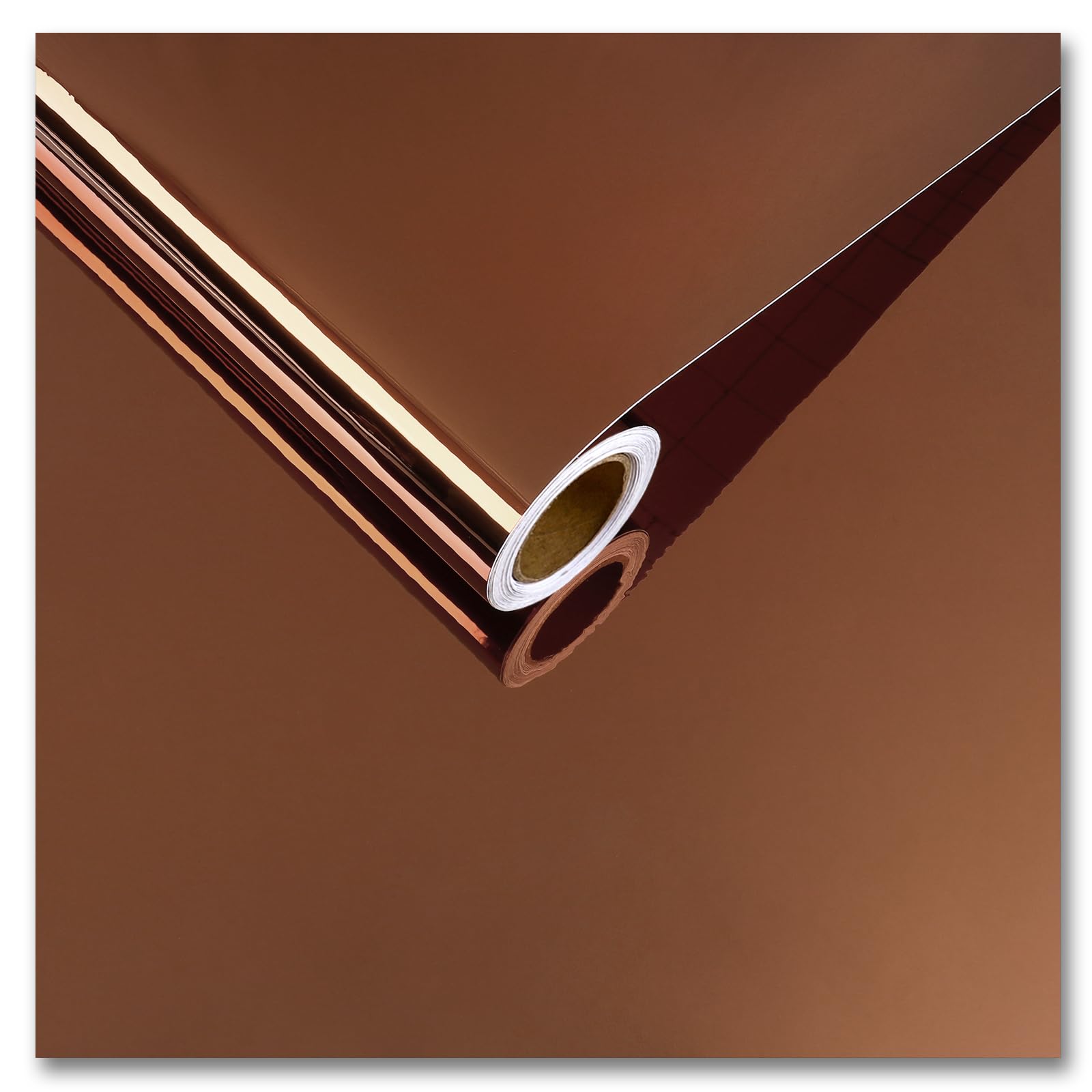 Amazon.com: CRE8TIVE Metallic Brown Mirror Sheet Vinyl Reflective Self ...