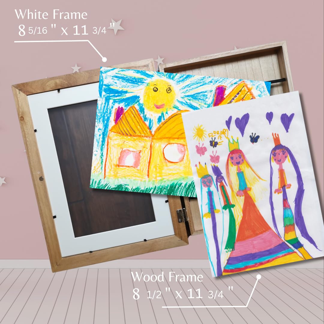 Kids Artwork Frames Changeable Magnetic Kids Art Frame (8.5x11 ...