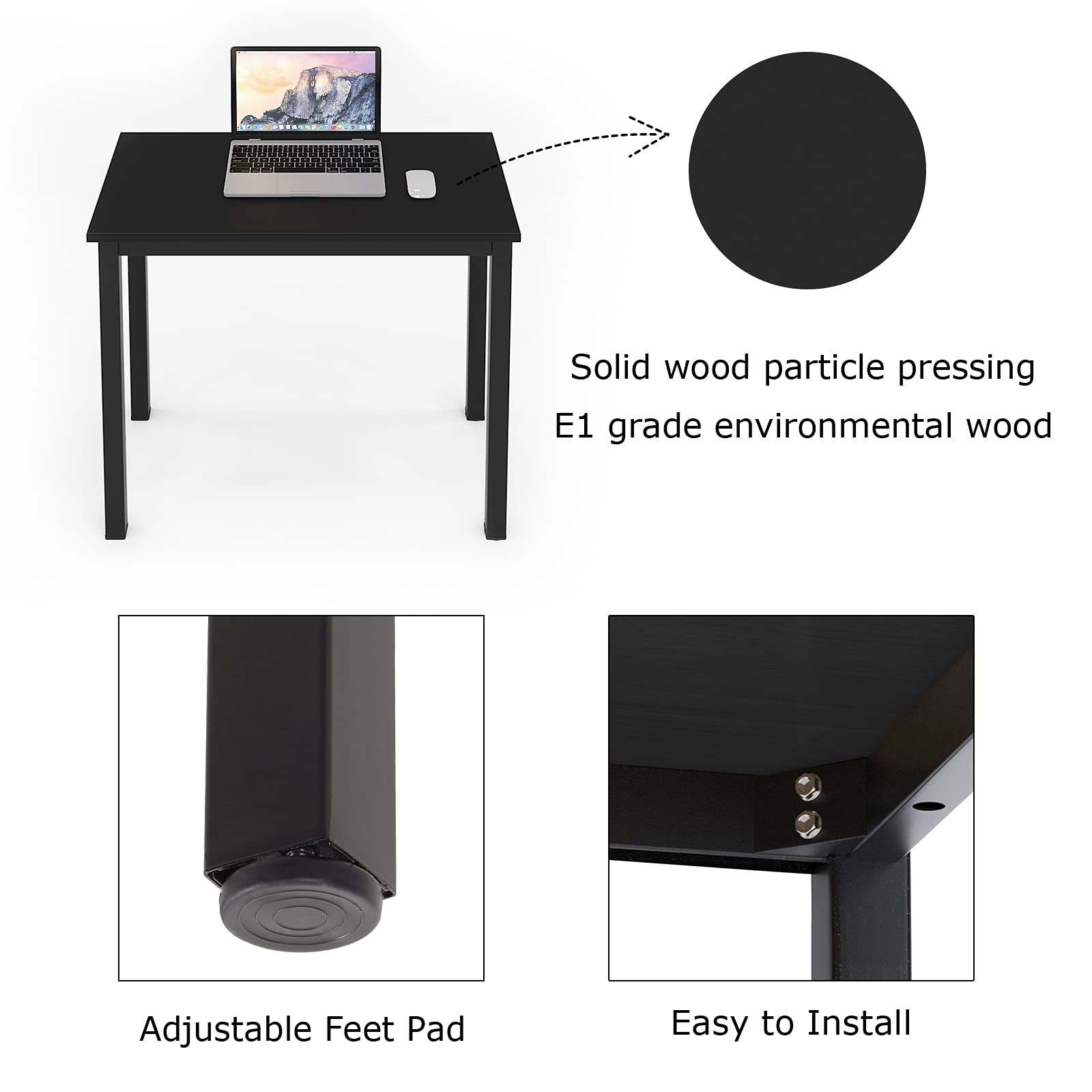 Buy DlandHome 39 inches Small Computer Desk for Home Office Activity ...