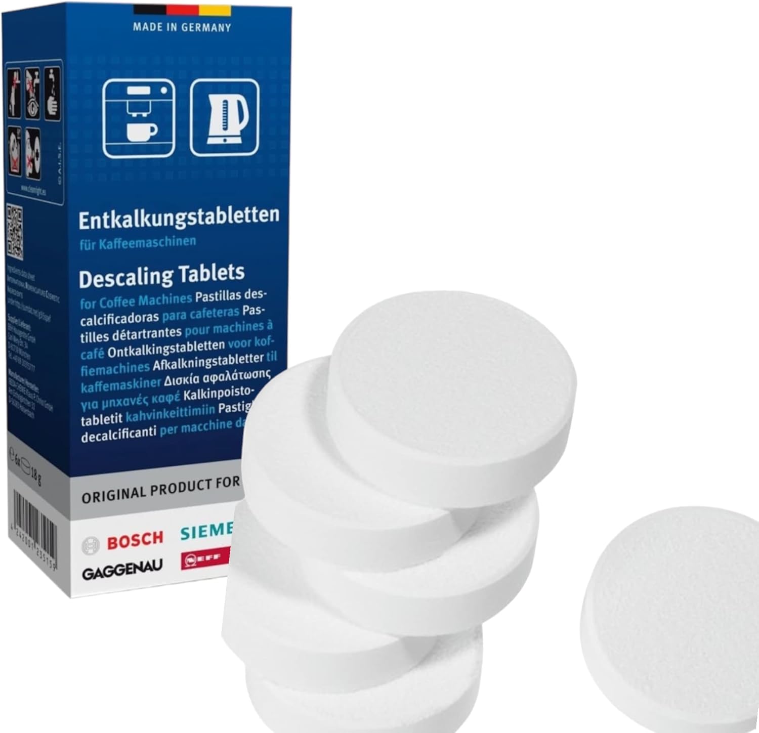 Quailitas Bosch Tassimo Descaling Tablets [Pack of 6 Tablets Per Pack ...