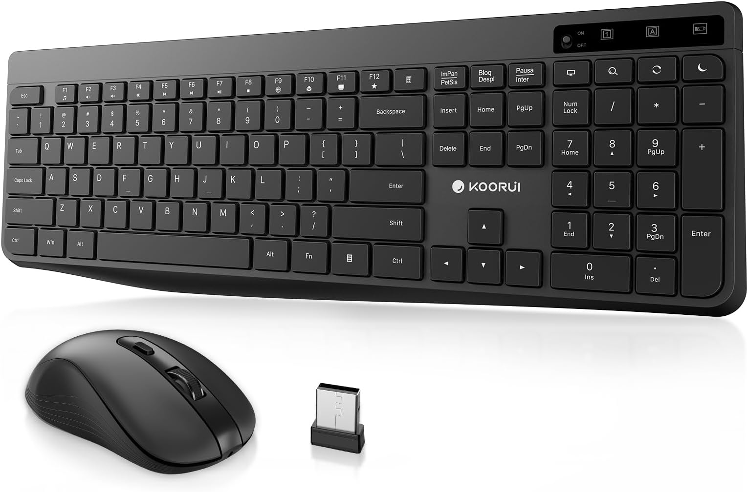 Amazon.com: Wireless Keyboard and Mouse Combo, Gaming Keyboard ...