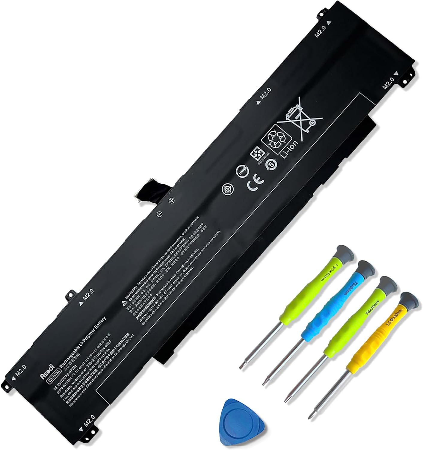 Amazon.com: ASODI WK04XL M39179-005 Laptop Battery Compatible with HP ...