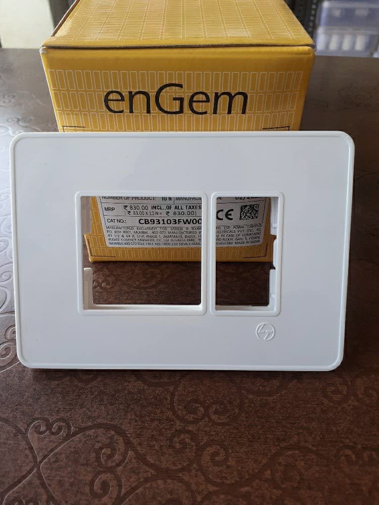 Polycarbonate White 3M Modular Plate L&T, Module Size: 3 Module ...