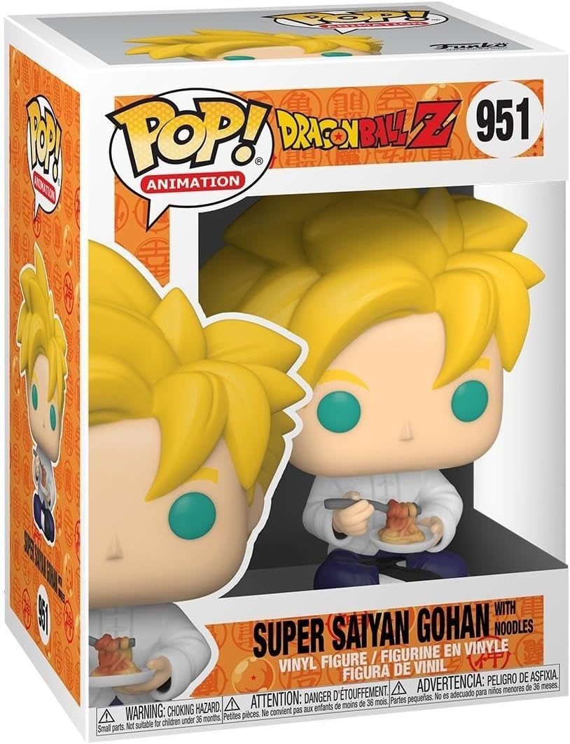 Amazon.com: Funko Pop!: Dragonball-Z - Goku Eating Noodles, Amazon ...