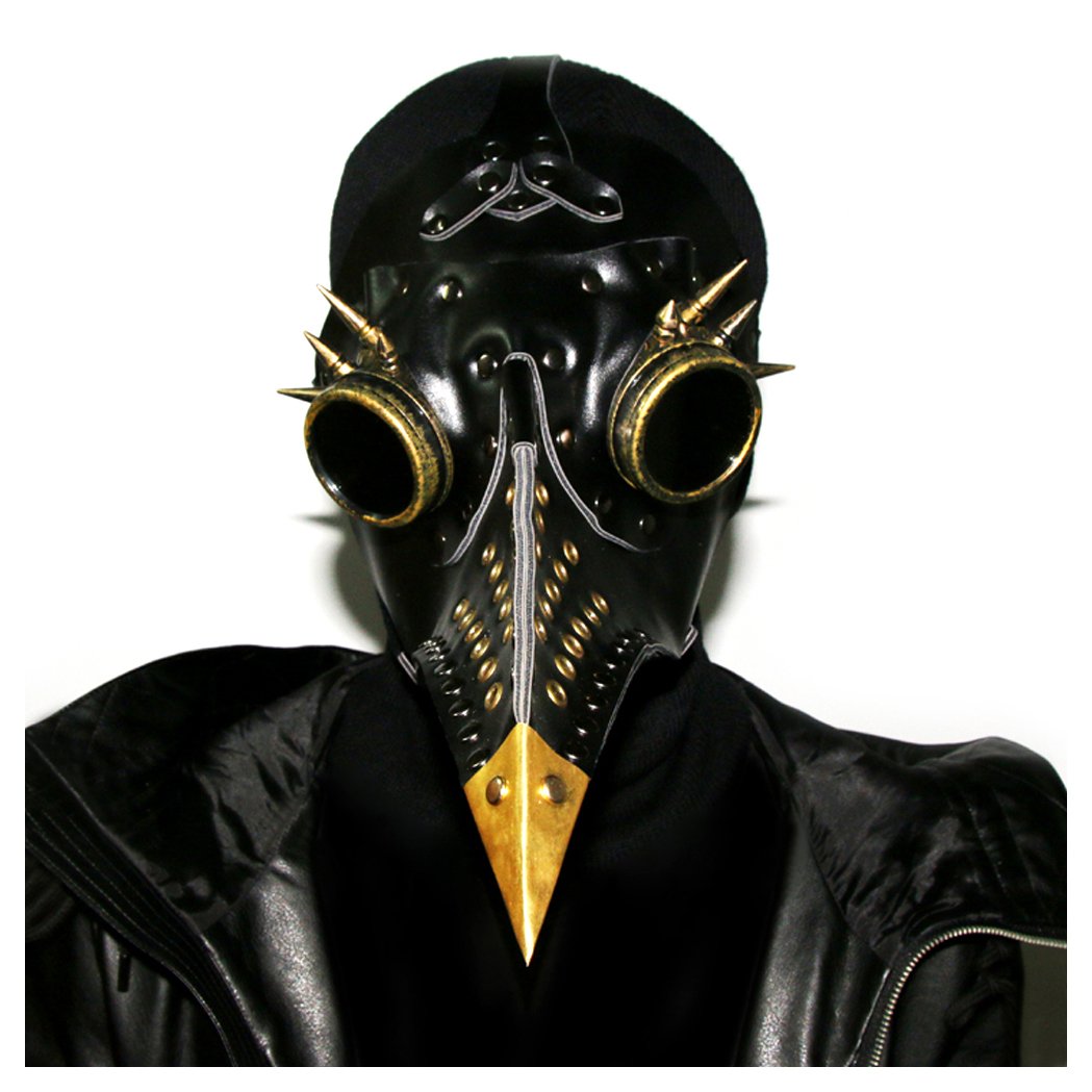 Hibiretro Steampunk Plague Doctor Bird Beak Mask Medieval Bubonic ...