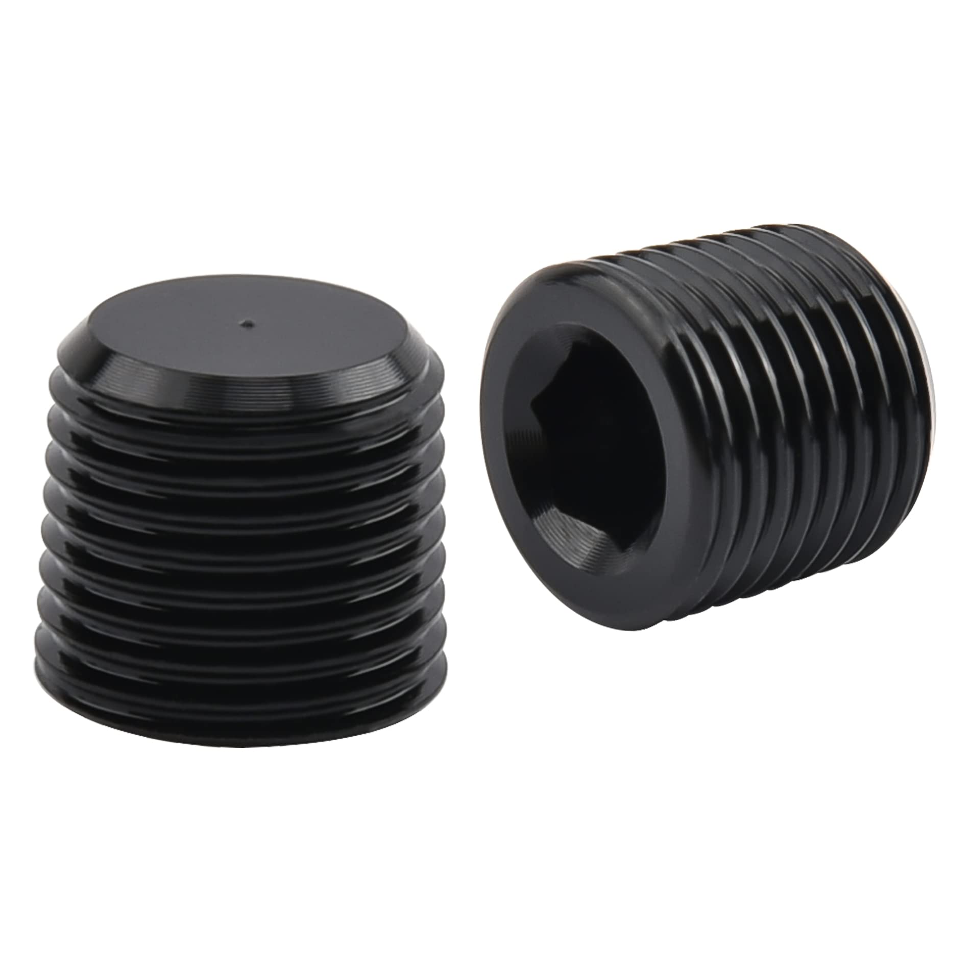 Amazon.com: EVIL ENERGY 1/8" NPT Plugs Aluminum Socket Allen Head Black ...