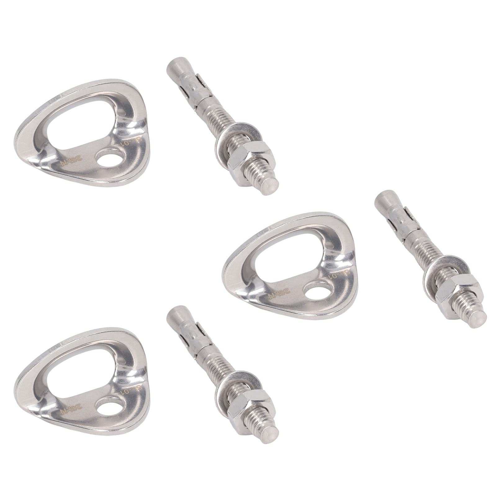 Amazon.com : SUNGOOYUE 3pcs Climbing Bolt Hanger with Screws, Stainless ...