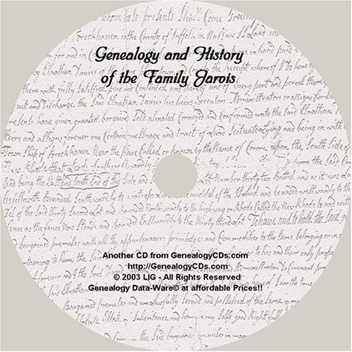 Genealogy and History of the Family JARVIS: GenealogyCDs.com: Amazon ...