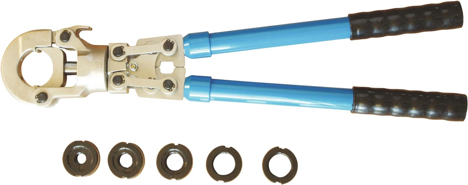 Pince à Sertir pour raccords Multicouche et PER profil TH coffret avec inserts 12-16 - 20-26 ...