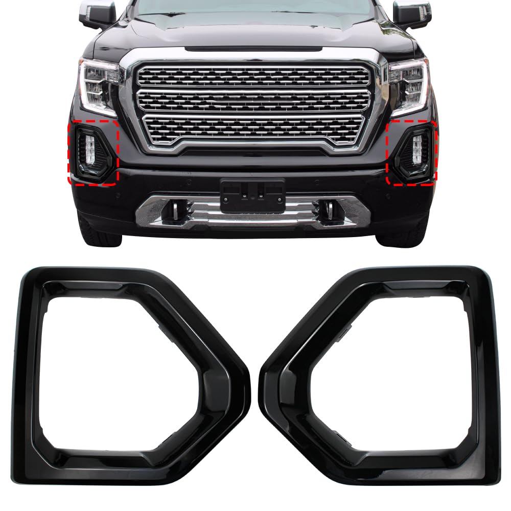 Amazon.com: COOL STAR 1 Pair Front Fog Light Bezel Cover Exterior Trim ...