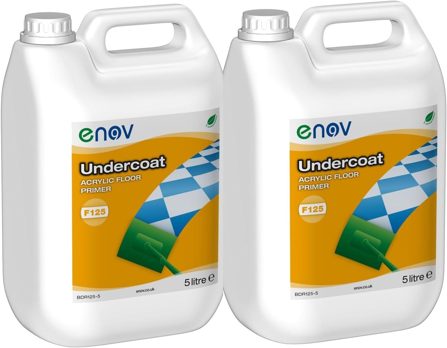 Enov® F125 Undercoat Acrylic Universal Floor Primer ~ 2 x 5 Litre ...