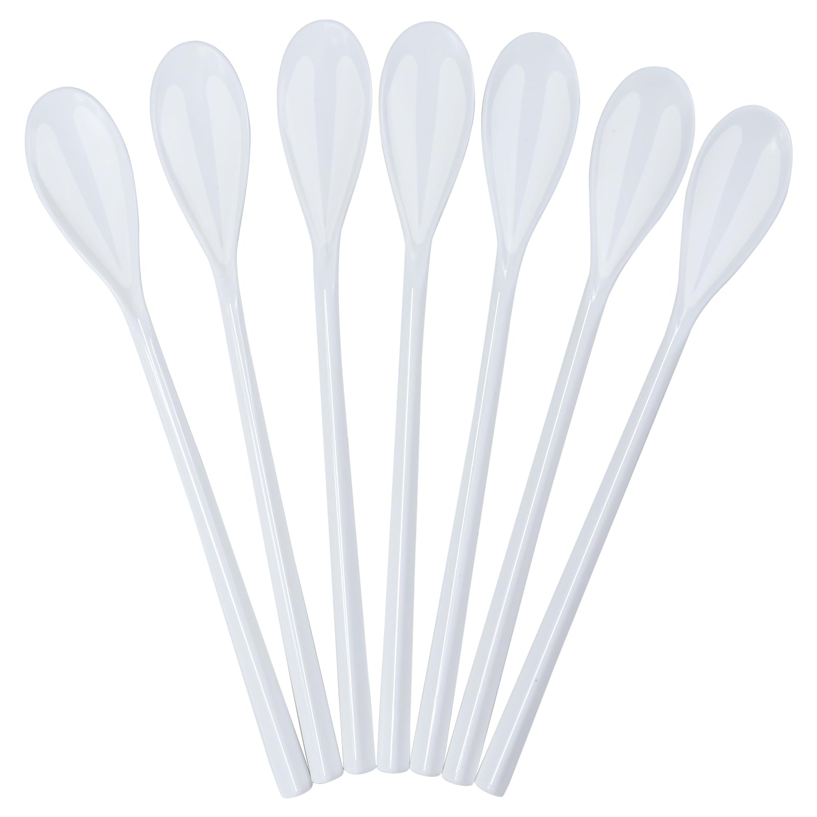 Snapklik.com : 12 Piece Long Handle Spoon Plastic Coffee Stirring ...