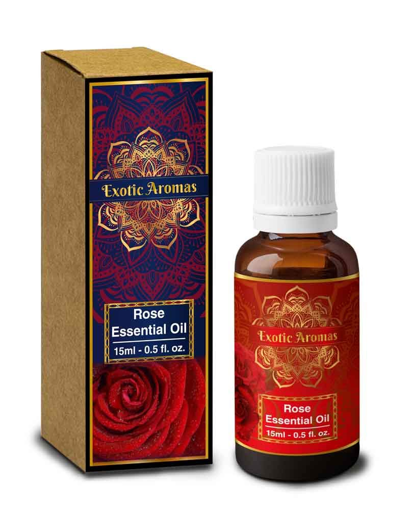 Buy Exotic Aromas rose essential oil, Pure and Organic- 15 ML Online at ...