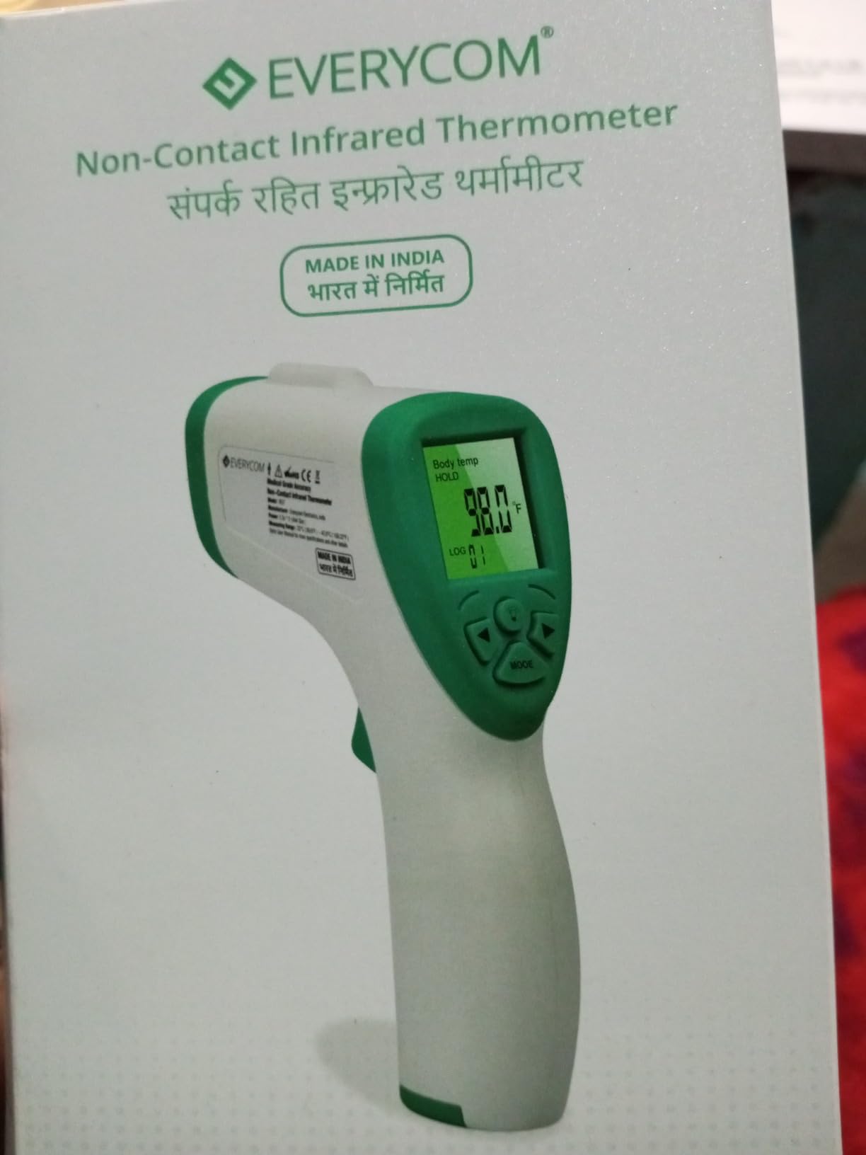 LUXUS Plastic LX-102 Non Contact Forehead Infrared Thermometer : Amazon ...