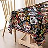 Amazon.com: Hafangry Dia DE Los Muertos Tablecloth Day of The Dead ...