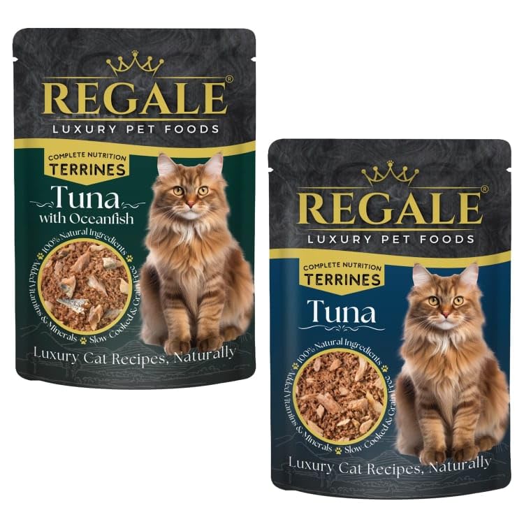 Regal Luxury Pet Foods Terrines Tuna with Oceanfish Cat Food Pouches ...