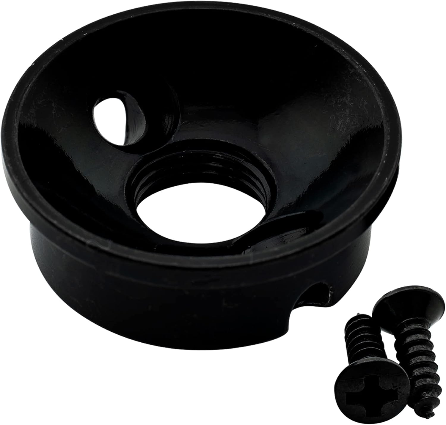 Musiclily Pro Metric 9mm Steel Guitar Jack Plate Electrosocket ...