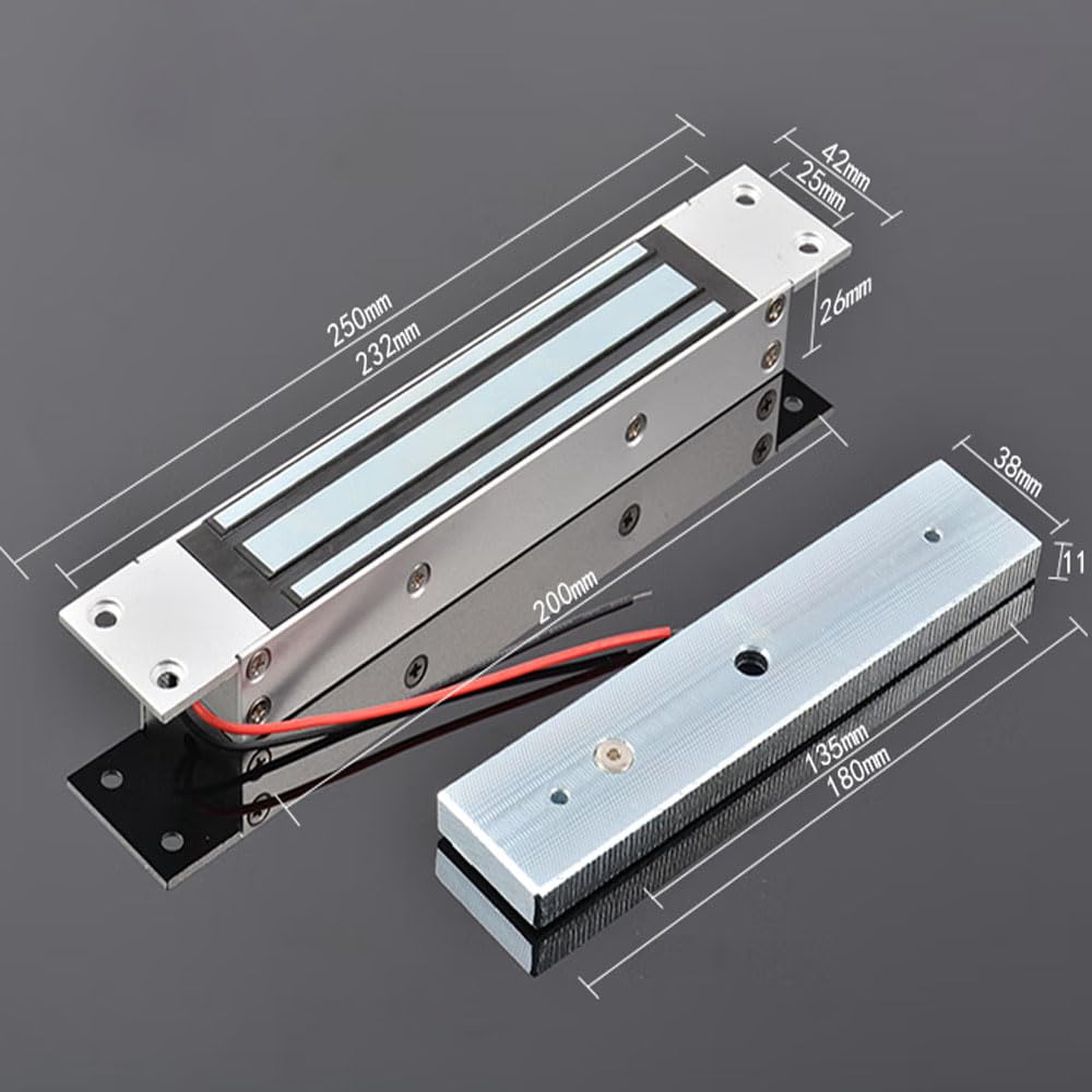 Snapklik.com : Flush Mount Electromagnetic Lock 600LBs/280KG Holding ...