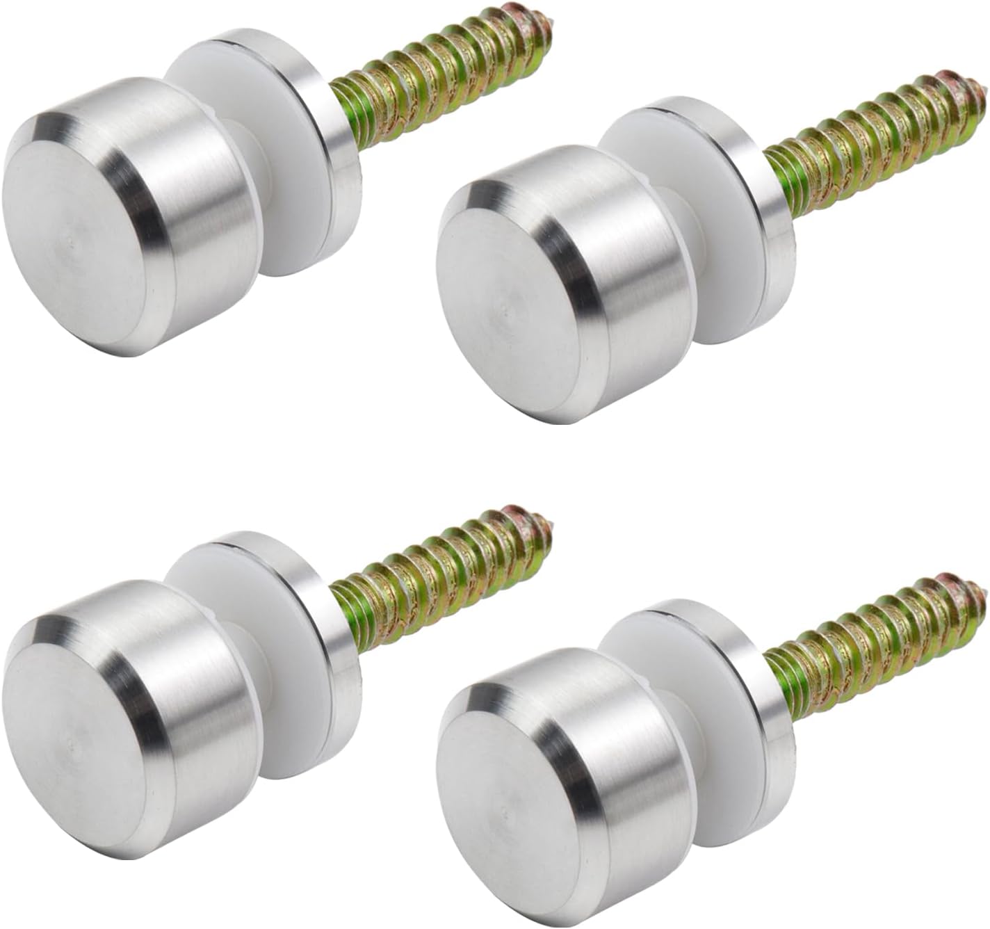 Pastlla 4 Pack 1.18" Diameter Glass Railing Standoff, Heavy Duty Glass ...