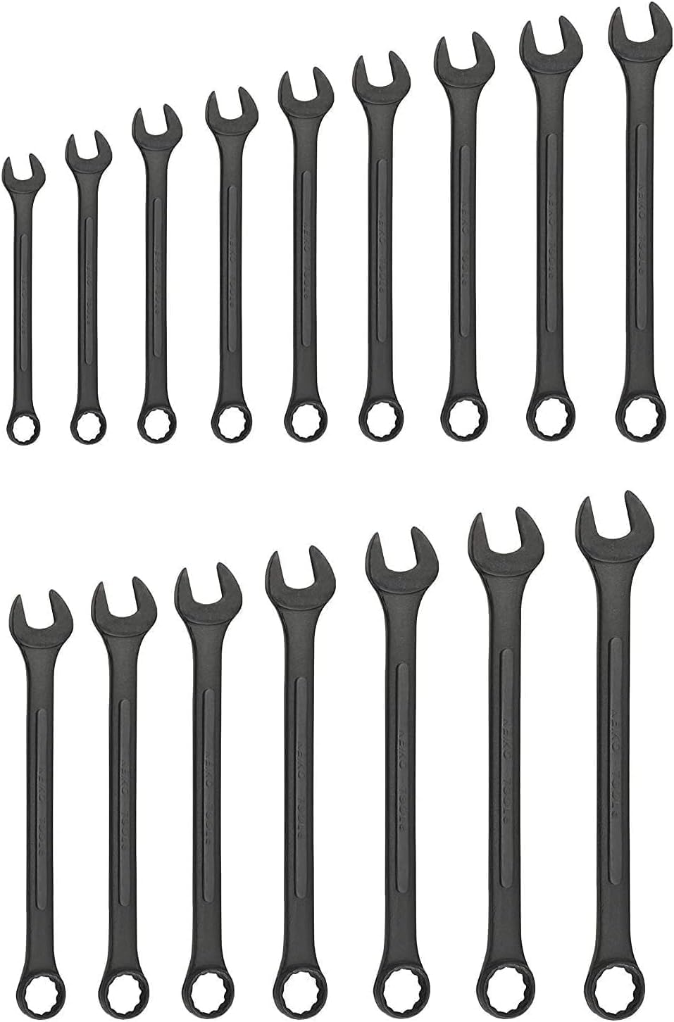 Neiko 03575A Jumbo Combination Wrench Set | 16 Piece | MM | 6 mm to 32 ...