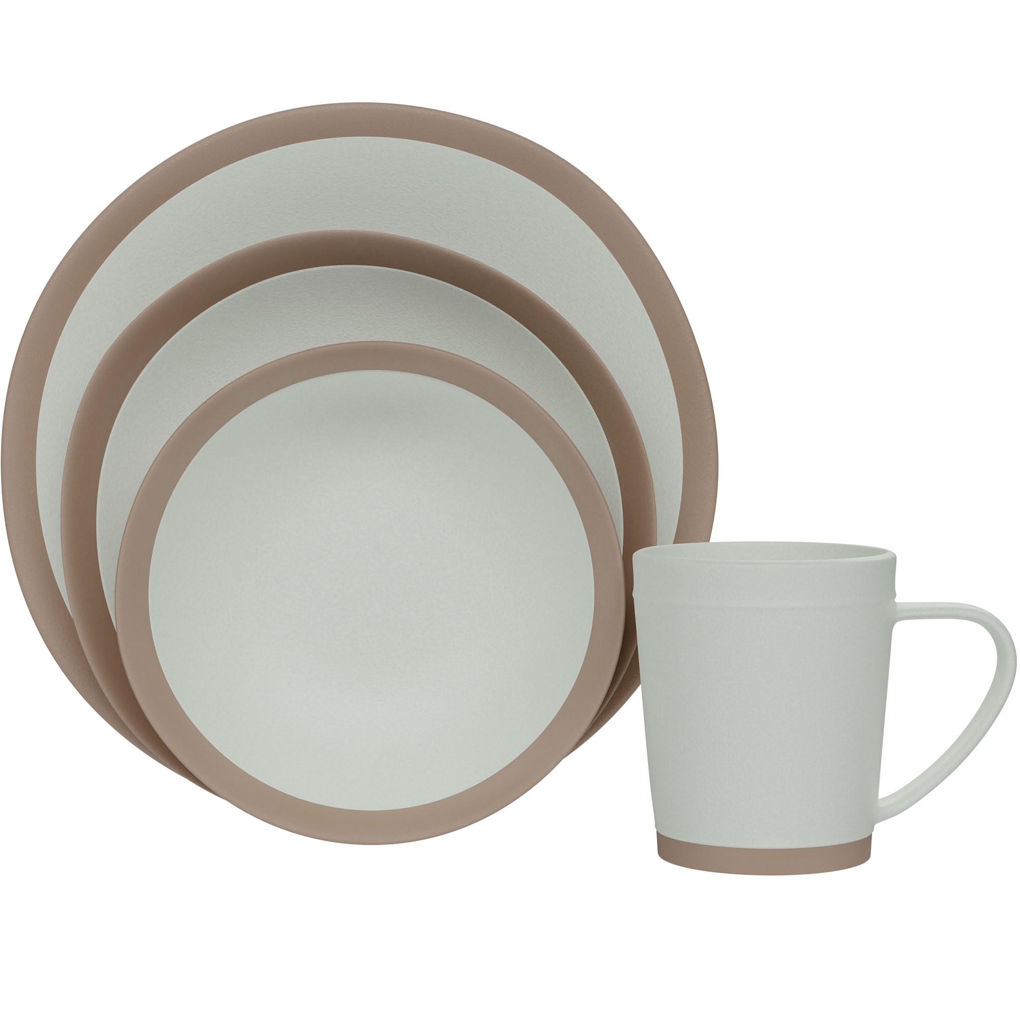 Snapklik.com : American Atelier 4 Pc Dinnerware Set Stoneware Dishes ...