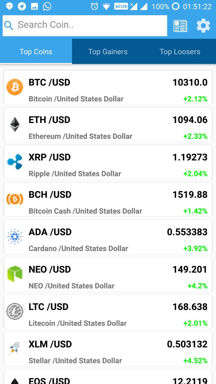 Coin Control - Bitcoin & 1000+ Coins Live Price & News - App on Amazon ...