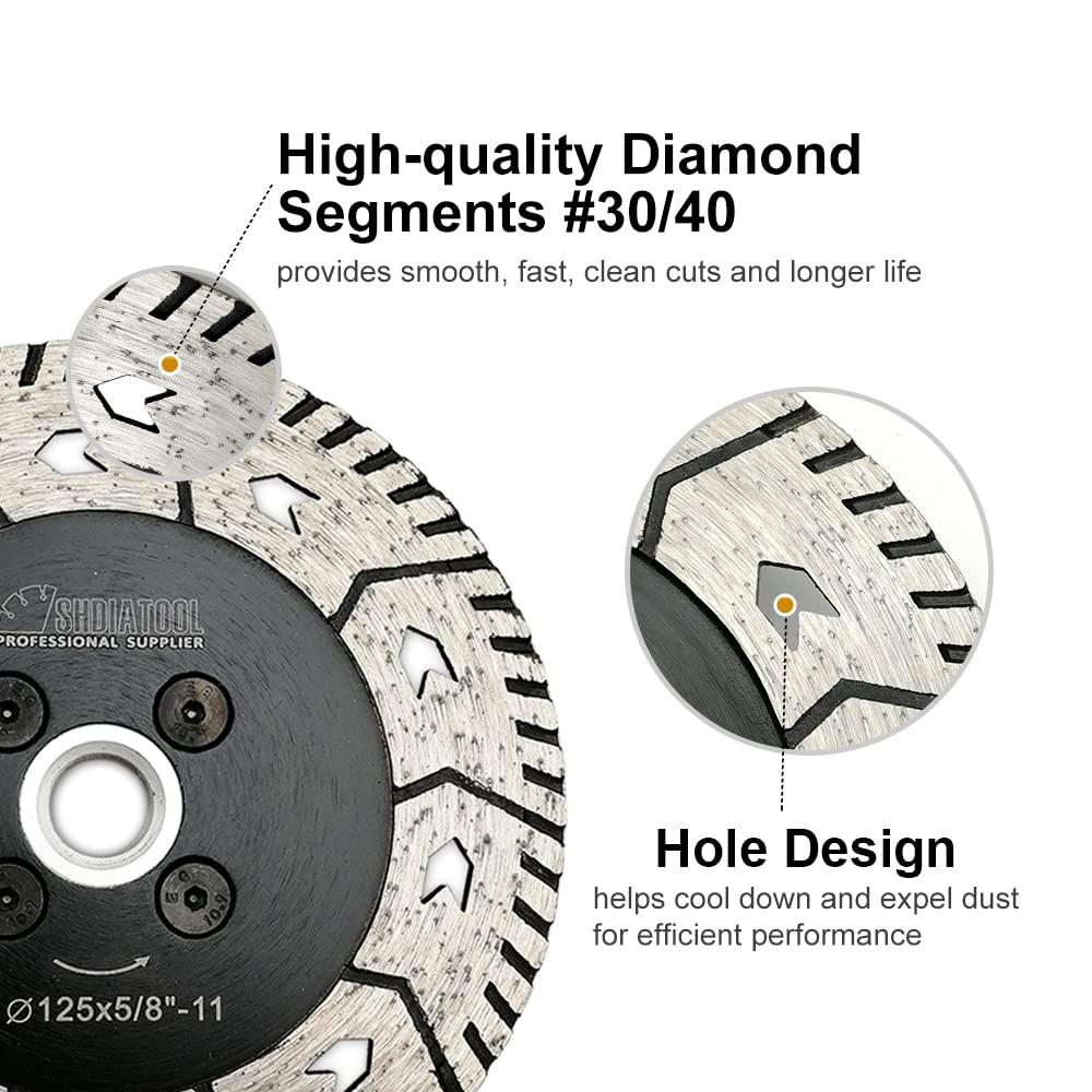 Snapklik.com : 4-1/2-Inch Diamond Cutting Disc, Granite Turbo Cutting ...