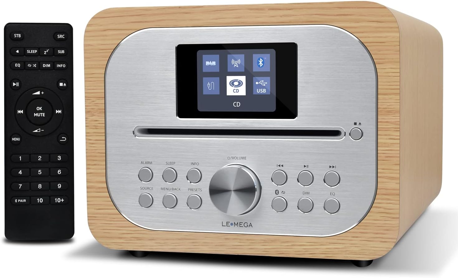LEMEGA MSY2 DAB Radio with CD Player,Bluetooth Hi-Fi Compact Music ...