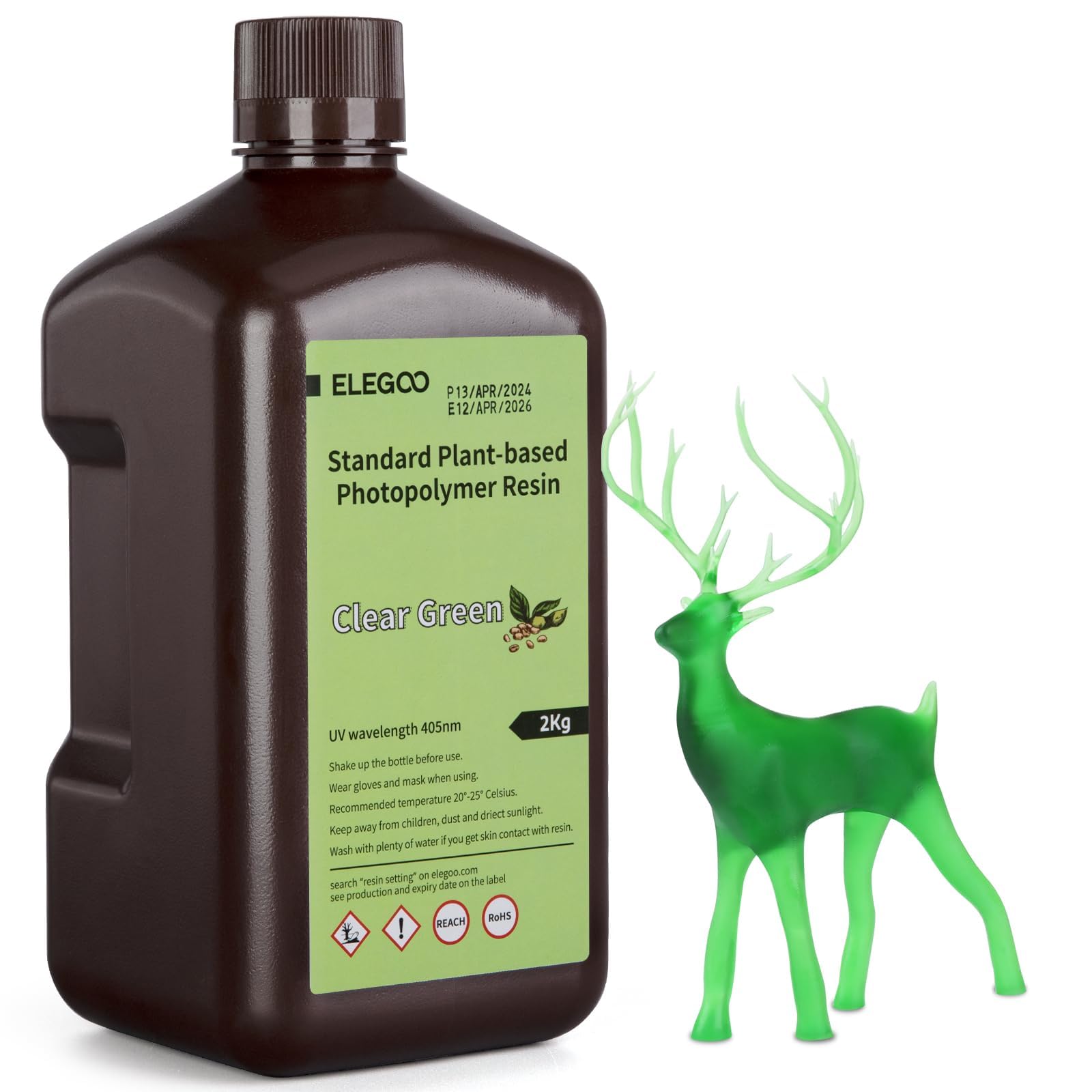 Snapklik.com : ELEGOO Standard Plant-Based 3D Printer Resin