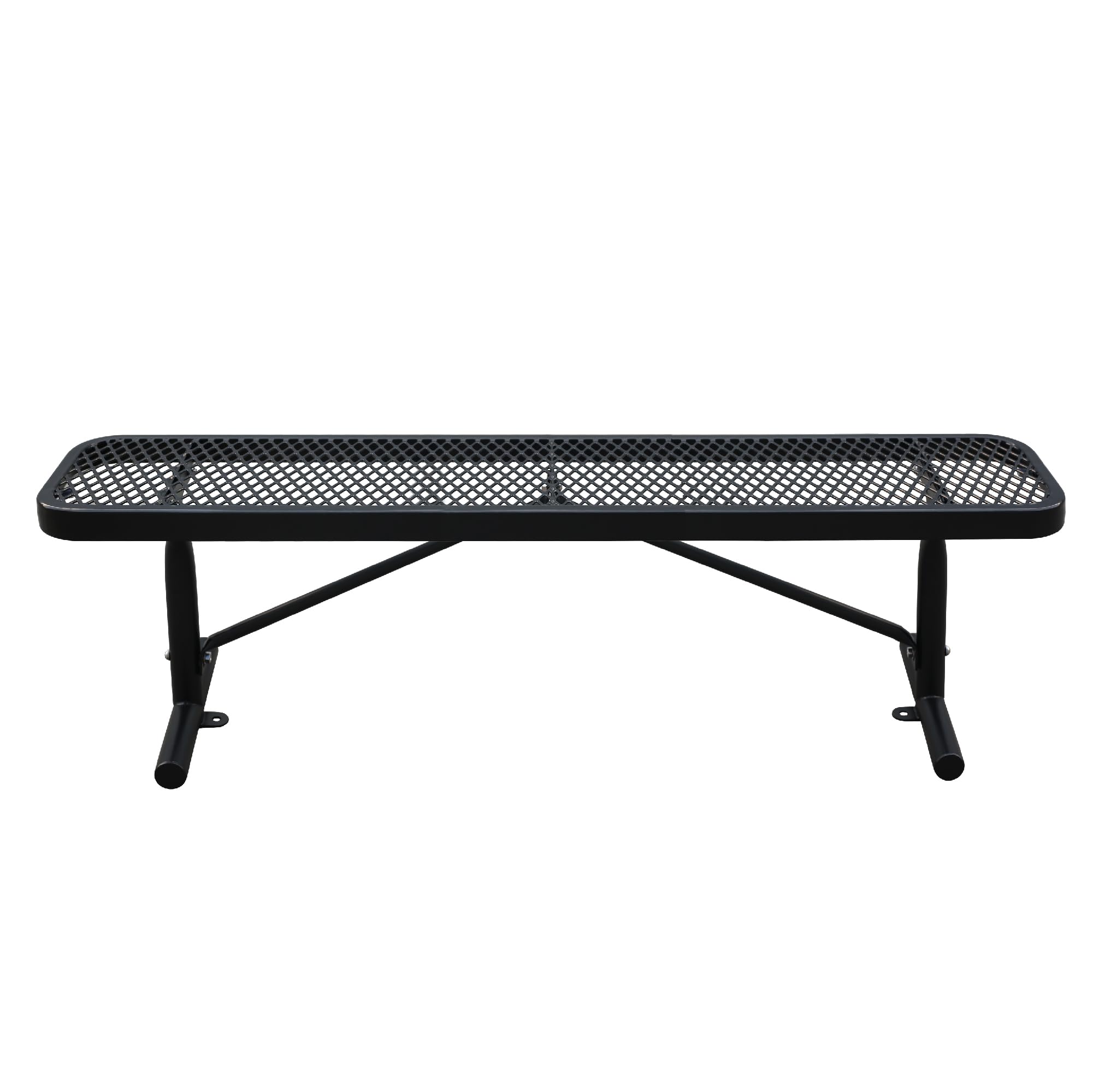 Amazon.com: Sunnibety 6 Feet Heavy Duty Metal Park Bench for Outside ...
