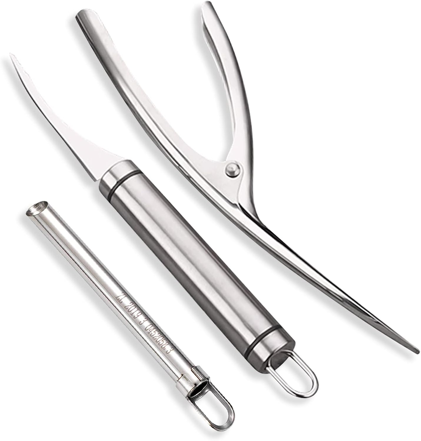 Shrimp Deveiner Tool, 3 Pack Shrimp Peeler, Stainless Steel Shrimp ...