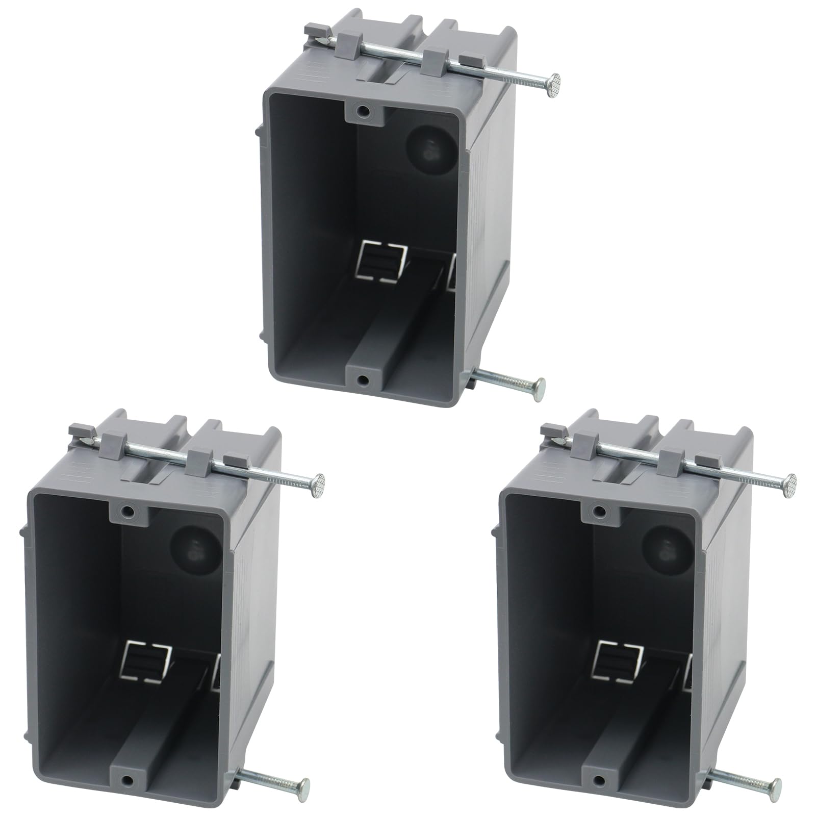 Snapklik.com : AIRTAK 1-Gang New Work Electrical Outlet Box,18 Cubic ...