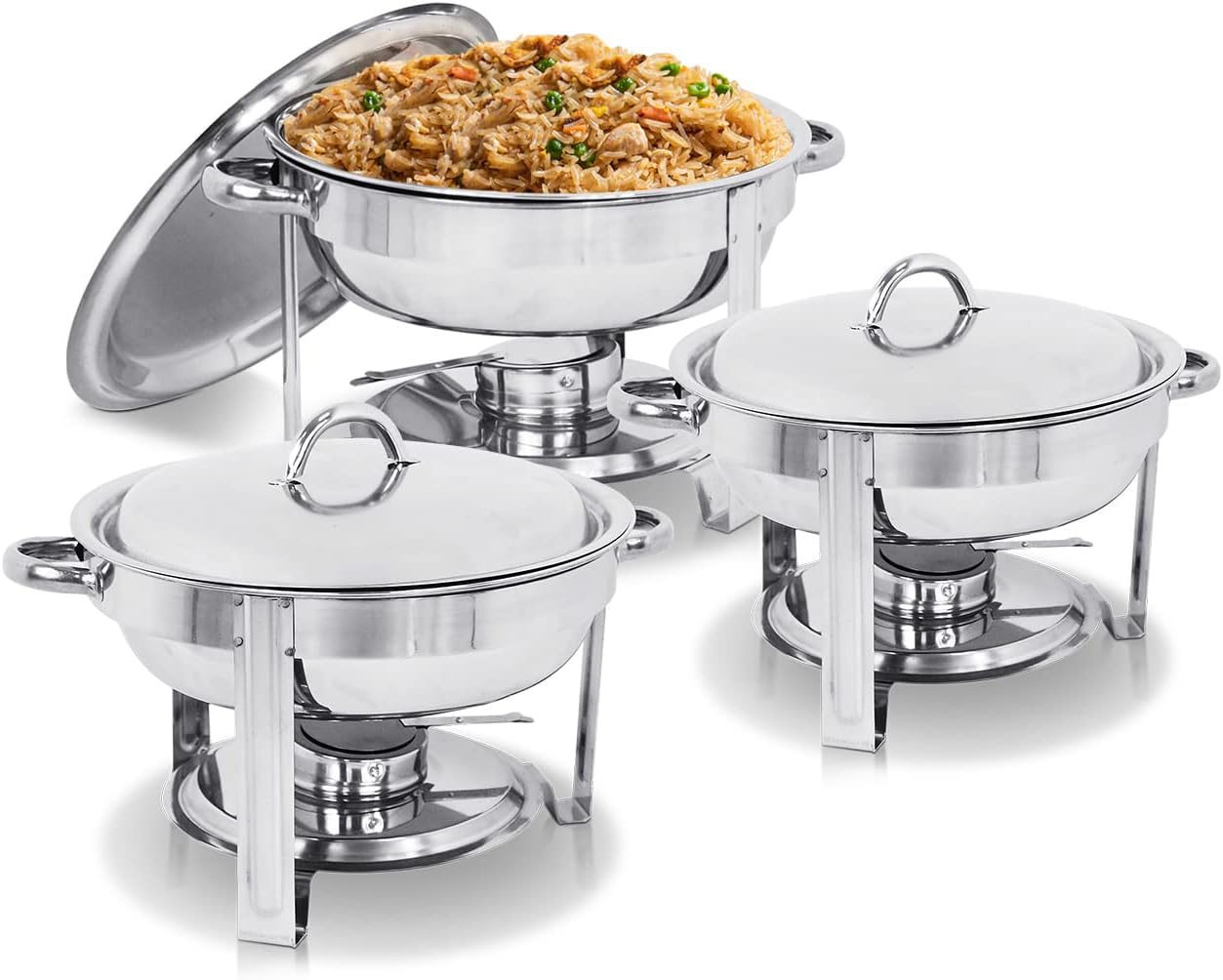 Amazon.com: SUPER DEAL Upgraded 5 Qt Full Size Stainless Steel Chafing ...
