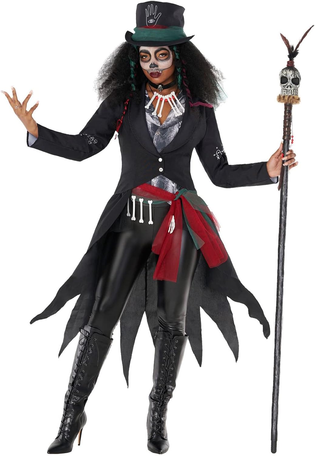 Amazon.com: Morph Voodoo Costume For Women, Voodoo Priestess And Doctor ...