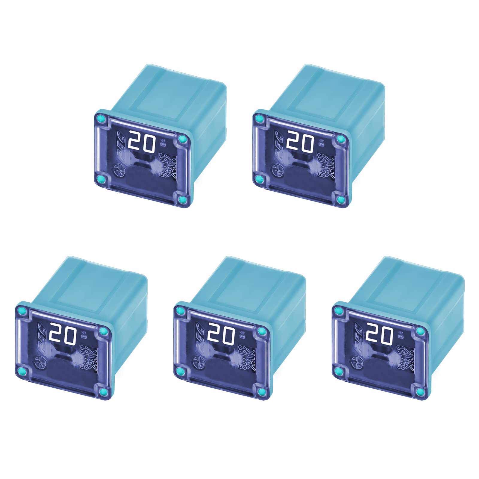 Snapklik.com : 5 Pack Automotive Low Profile Mini Jcase Fuse 20 Amp ...