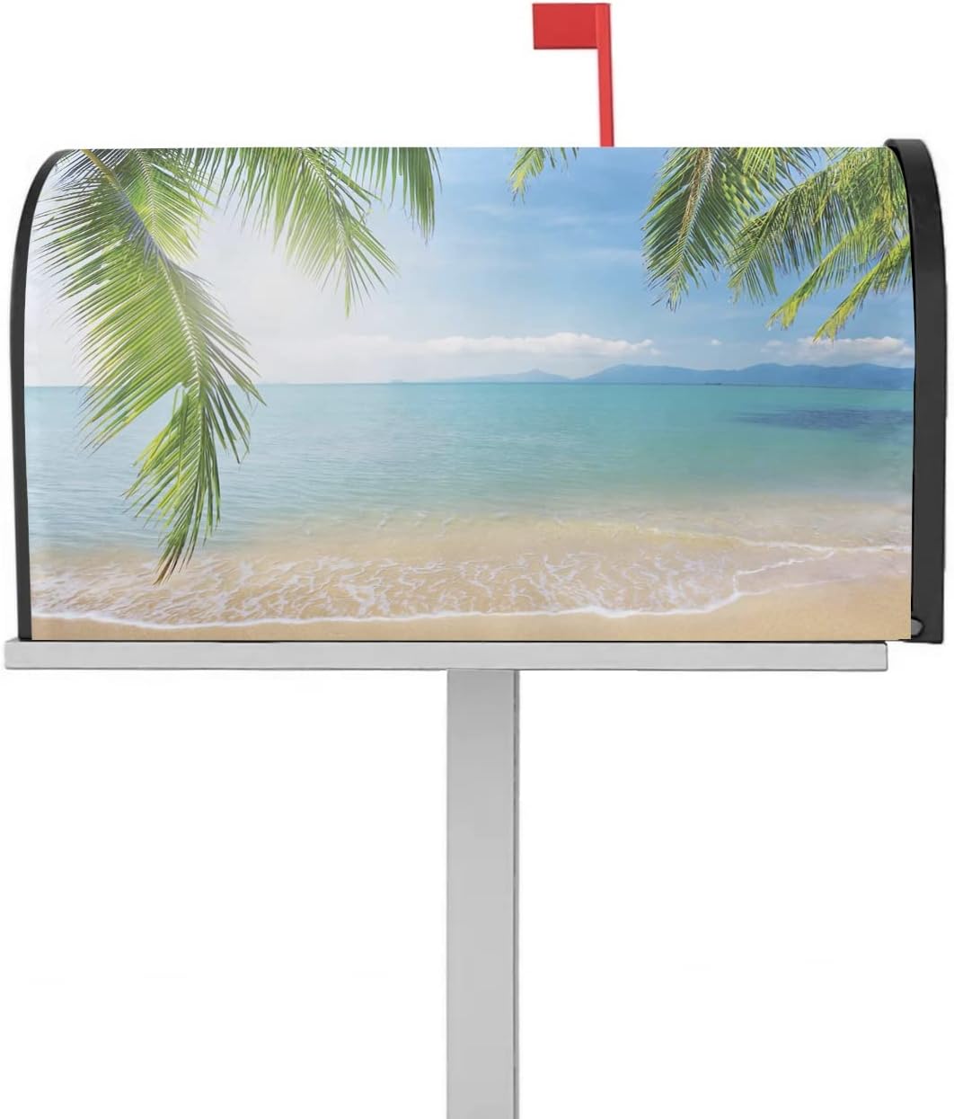Amazon.com: Mailbox Covers Magnetic Standard Size Beach Coastal Scenery ...