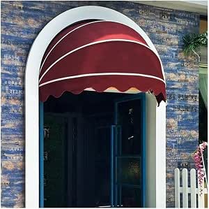 Amazon.co.jp: Canvas Dome Awning Foldable Hemisphere Dome Door Canopy ...