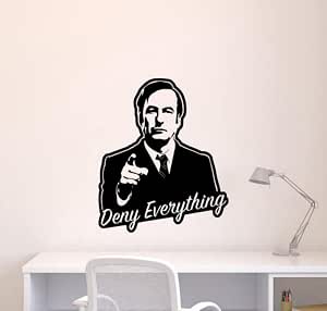 Amazon.com: Deny Everything Wall Decal Vinyl Sticker Saul Goodman Wall ...