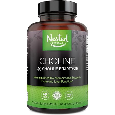 Amazon.com: NATURE'S WAY Choline 500mg 100 Tablets : Health & Household