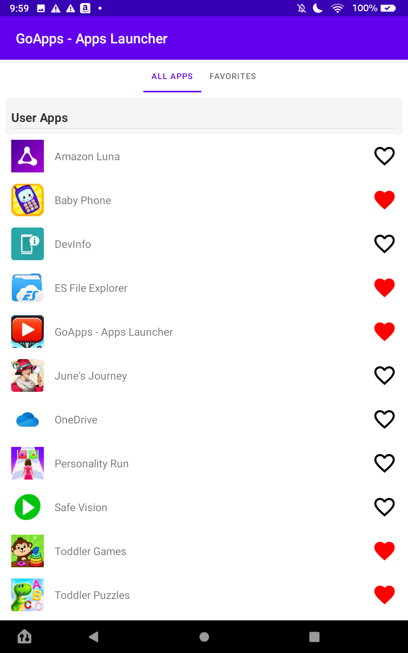 GoApps: Apps Launcher - App on Amazon Appstore