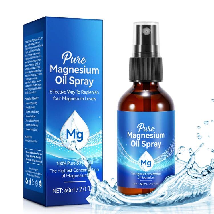 Amazon.com: Magnesium Oil for Feet, Magnesium Spray, 100% Pure ...