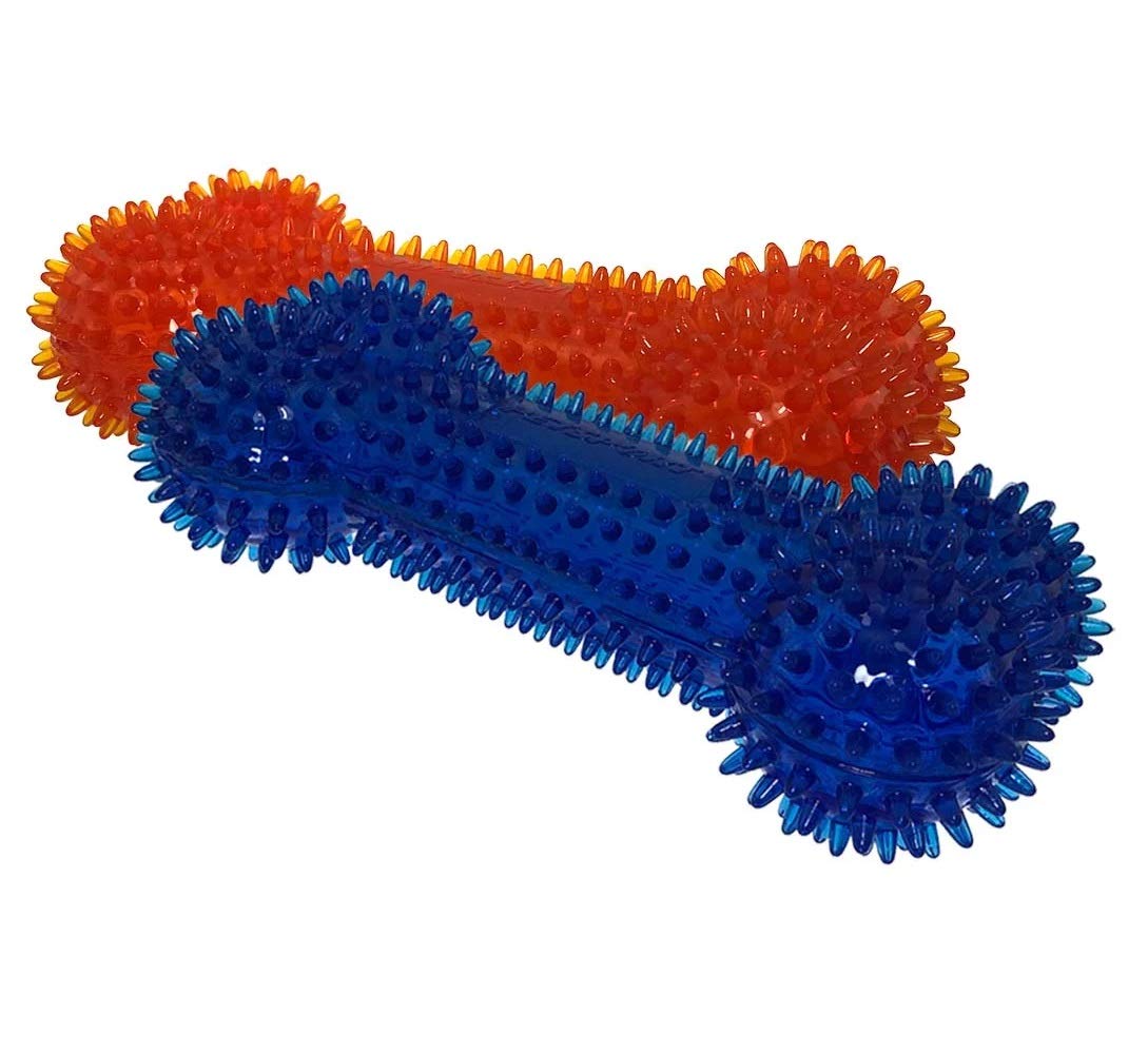 Snapklik.com : Tiny Tots, Gorilla Spiky Bone, Assorted Colors, 4", Chew ...