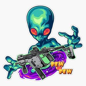Amazon.com - Alien Kriss Vector Bumper Sticker Vinyl Decal 5"