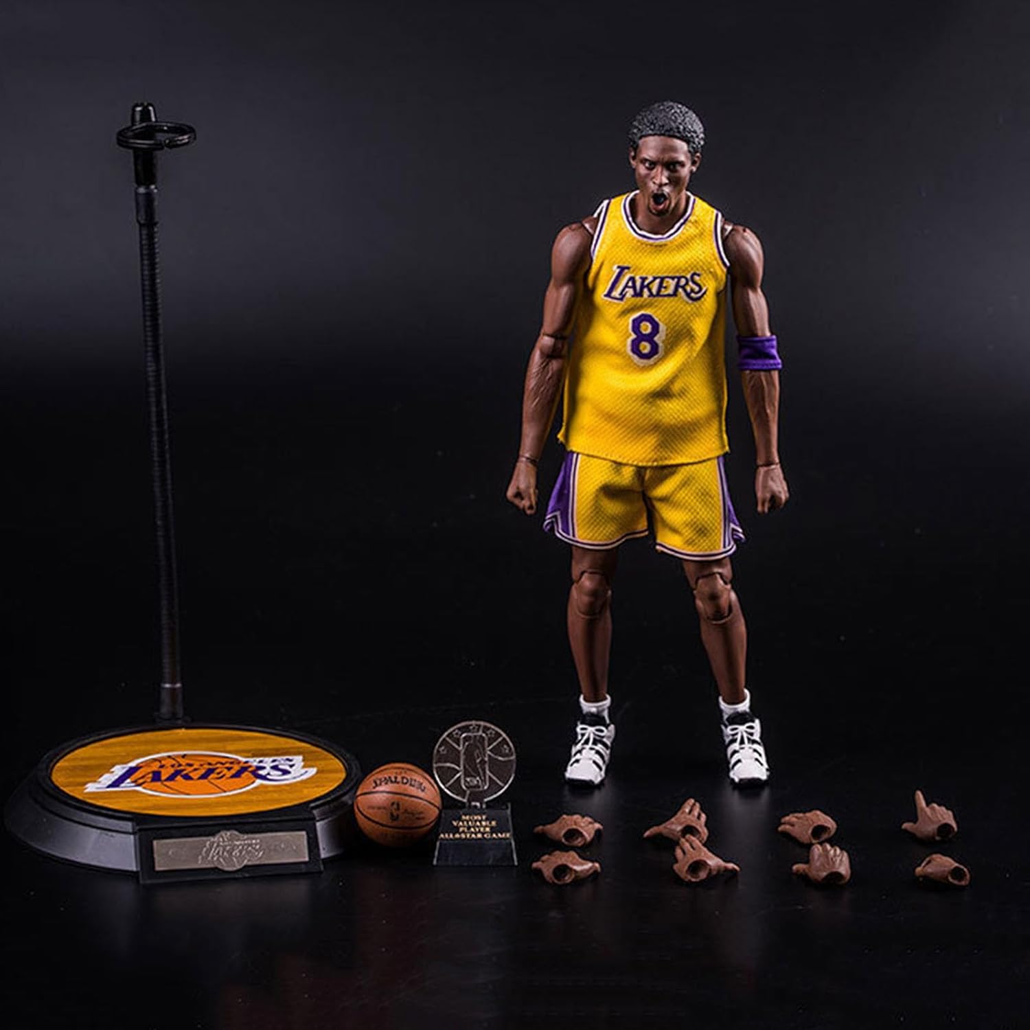 Amazon.com: Muenmee Basketball Star Action Figure PVC Figures 1/6 Statues Figure Collection ...