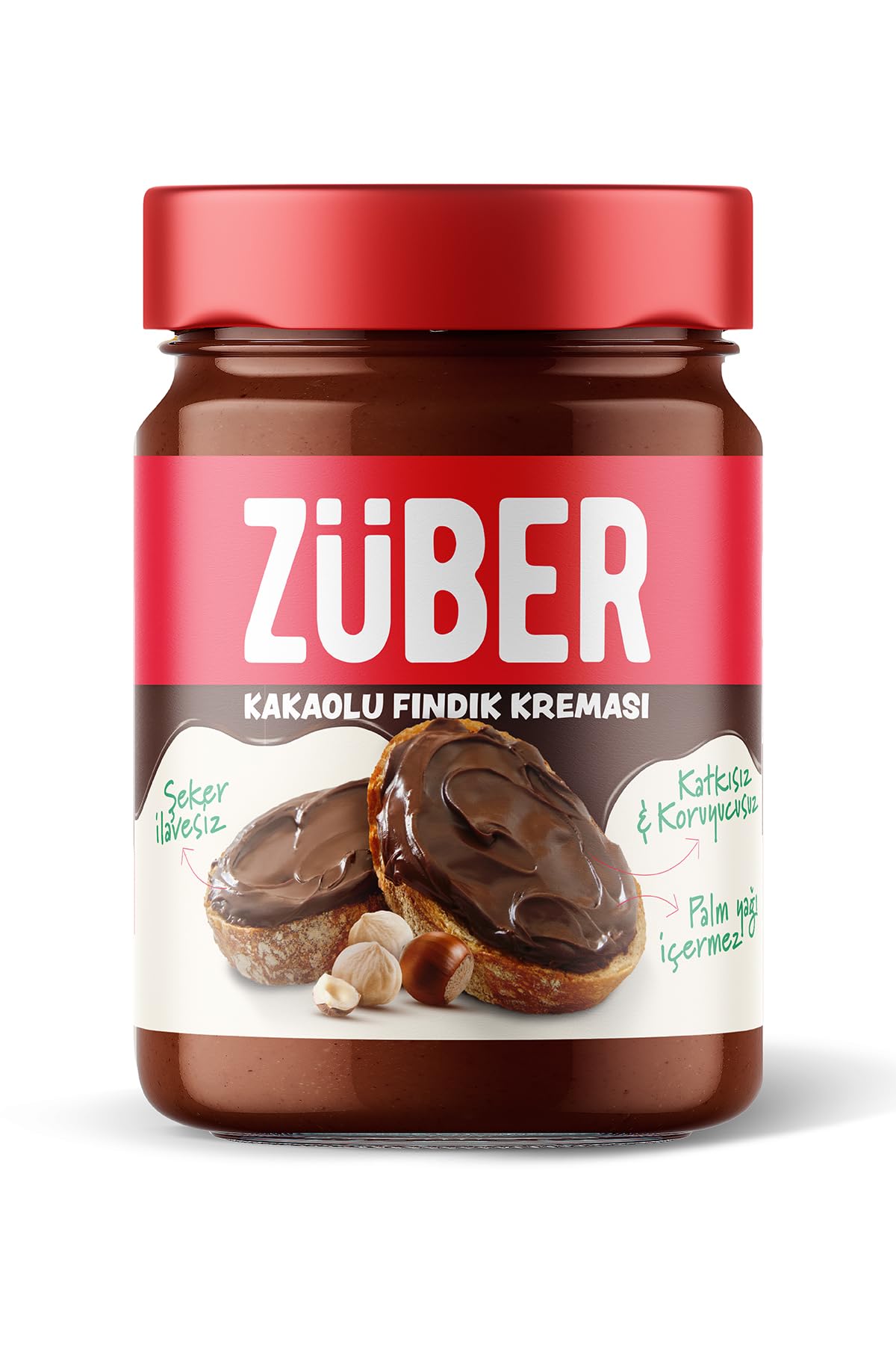 Züber Nutzilla Fındık Kreması Kakaolu 315g X 2 Adet : Amazon.com.tr