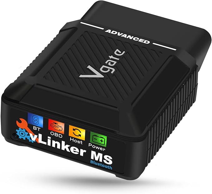 Amazon.com: Vgate vLinker MS Bluetooth OBD2 Car Scan Tool for iPhone ...