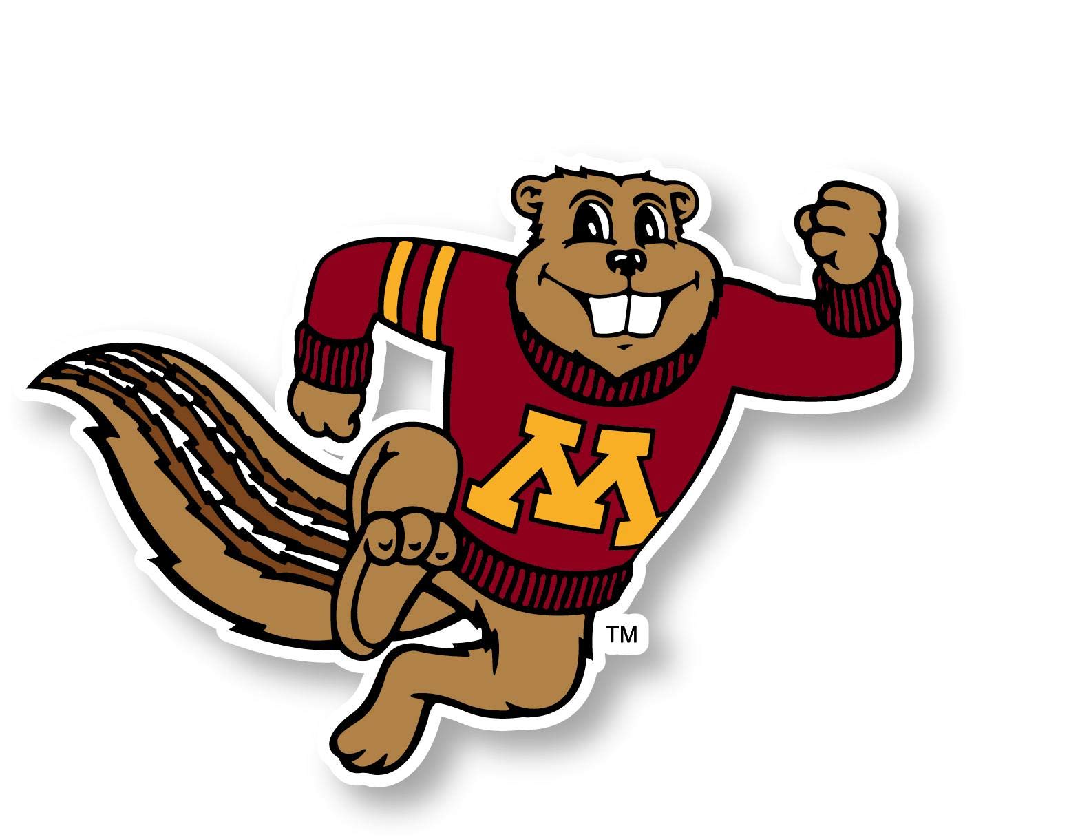 Amazon.com: Minnesota Gophers 4 Inch Vinyl Mascot Decal Sticker ...