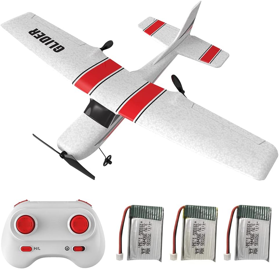 Amazon.com: GoolRC Z53 RC Airplane, 2 Channel RC Plane, 2.4GHz Remote ...